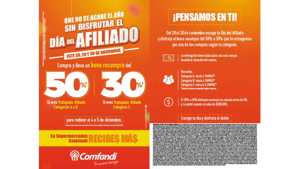 Promoción Comfandi -Noviembre 2019 – Temporales Especializados SA